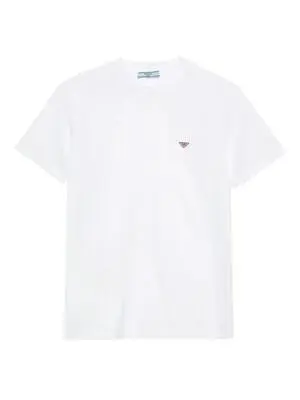 Prada Triangle-logo T-shirt - White