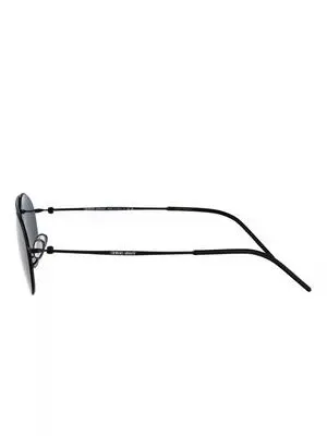 Giorgio Armani Round-frame Double-bridge Sunglasses