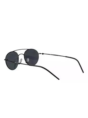 Giorgio Armani Round-frame Double-bridge Sunglasses
