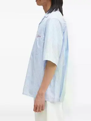 Fiorucci Striped Embroidered Shirt