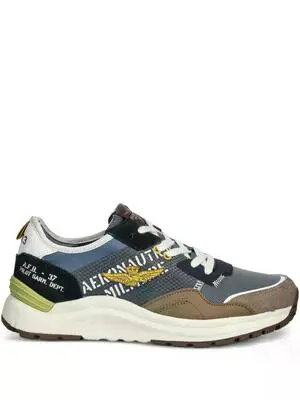 Aeronautica Militare Paneled Sneakers For Men