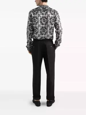 Dolce & Gabbana Drawstring-waist Pleated Trousers