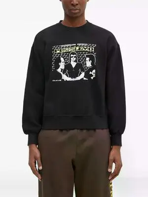 Aries Graphic-print Crew-neck Sweatshirt