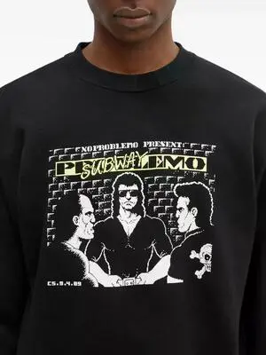Aries Graphic-print Crew-neck Sweatshirt