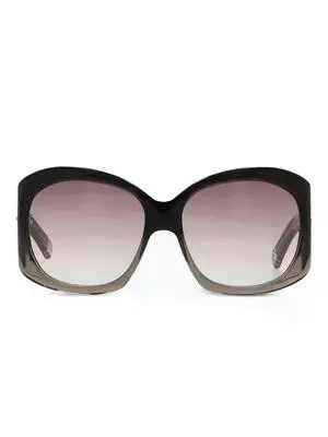 10 CORSO COMO Gradient Oval-frame Sunglasses - Grey