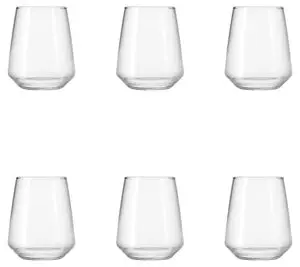 10 STRAWBERRY STREET Set Of 6 Contea Stemless W Ine - One-color