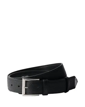 Prada Leather Belt - Black