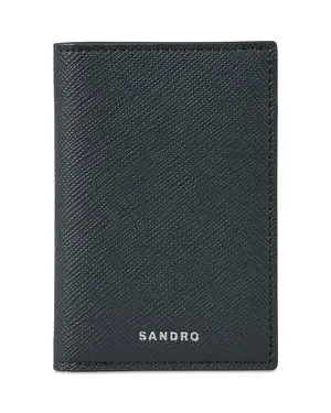 Sandro Fw24 New Card Holder - Steel