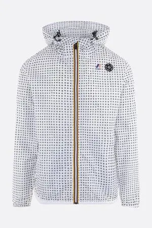 K-WAY X 10 CORSO COMO K-Way X 10 Corso Como Waterproof Jacket - White+black