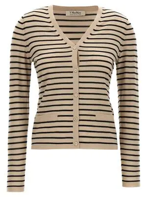 Max Mara Kenya Wool Knit Cardigan - Beige