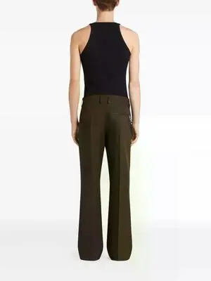 COURREGES Scoop-neck Ribbed Tank