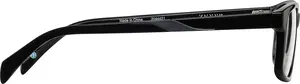 Zenni Rectangle Full Rim Bio-based Frame - Black