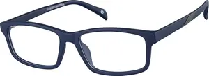 Zenni Rectangle Full Rim Bio-based Frame - Blue