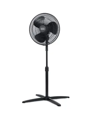 BLACK+DECKER 16-inch Pedestal Fan - Black