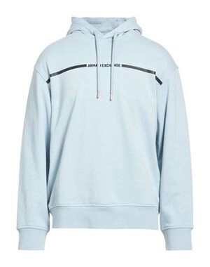 Armani Exchange Cotton Hooded Sweatshirt - Blue