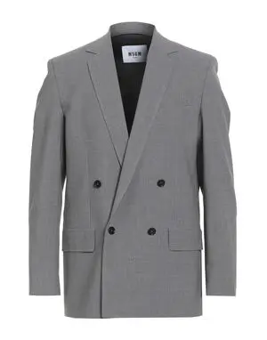 MSGM Blazer Size Virgin Wool, Elastane