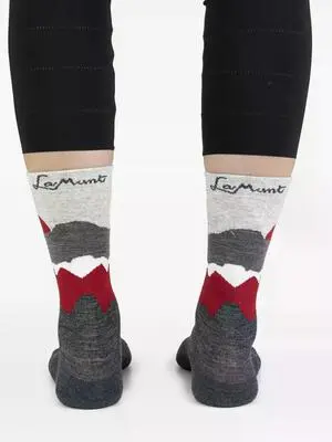 LAMUNT Landscape-print Socks