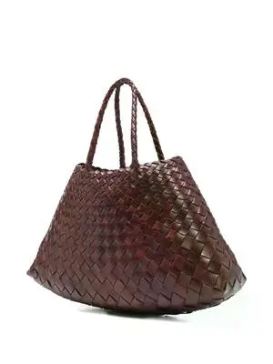 Dragon Diffusion Santa Croce Leather Tote Bag - Brown