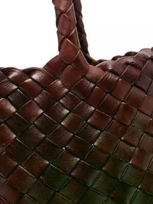 Dragon Diffusion Santa Croce Leather Tote Bag - Brown