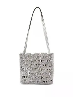 Rabanne Scalloped-edge Metal-detail Shoulder Bag