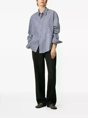 AMI Paris De Coeur Striped Shirt