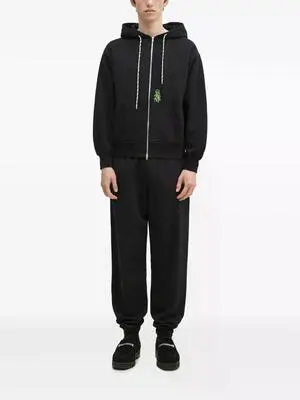 Aries Embroidered Cuffed Track Pants