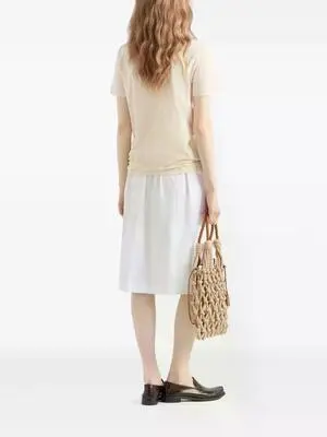 Prada Logo-print T-shirt - Neutrals