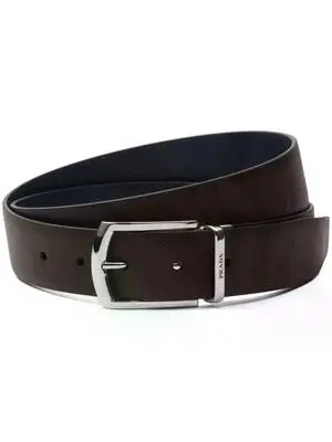 Prada Reversible Leather Belt Brown