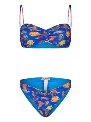 PARAMIDONNA Chiara Bandeau Bikini - Blue