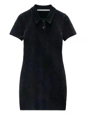 Alexander Wang Ribbed Polo Dress