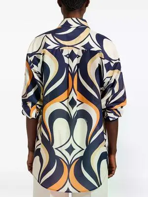La DoubleJ Abstract-print Shirt