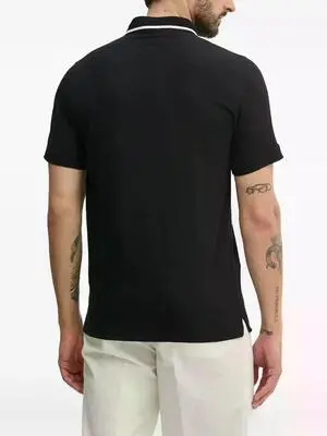 Karl Lagerfeld Logo-patch Cotton-blend Polo Shirt