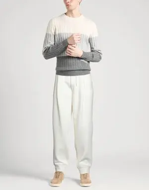 Emporio Armani Relaxed Fit Track Pants - White