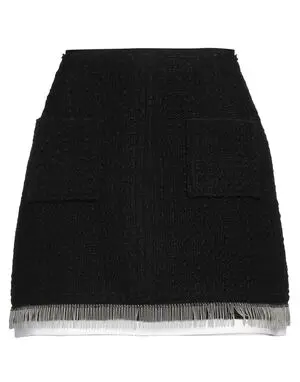 N°21 Mini Tweed Flared Skirt With Appliqués