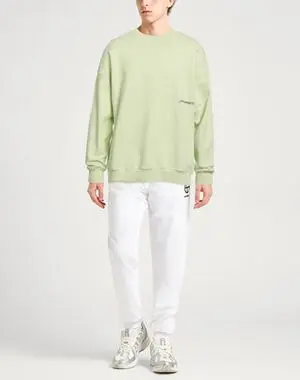 HINNOMINATE Sweatshirt In Light Cotton And Elastane - Green
