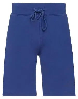 AERONAUTICA MILITARE Cotton-elastane Athletic Shorts - Blue