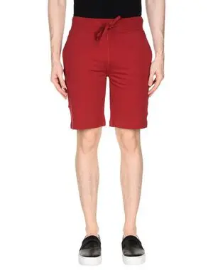 AERONAUTICA MILITARE Cotton-elastane Athletic Shorts - Red