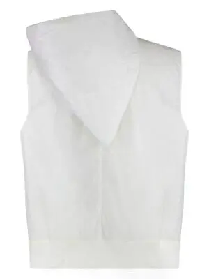 Rick Owens Hooded Zip-front Waistcoat