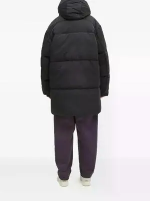 PANGAIA Hooded Puffer Jacket - Black