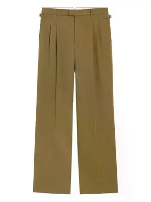 Ami Pleated Wide-leg Trousers