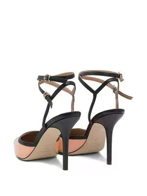 LELLA BALDI 105mm Leather Ankle-strap Pumps - Pink