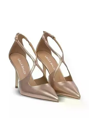 LELLA BALDI 100mm Ankle-strap Pointed-toe Pumps