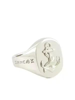 Alexander McQueen Anchor Signet Ring