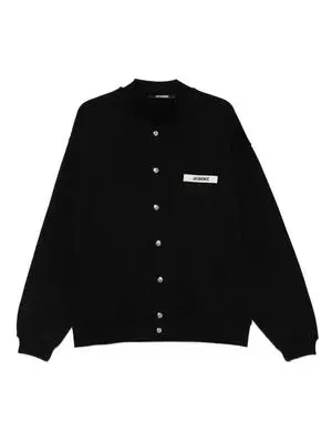 Jacquemus Gros Grain Cardigan - Black