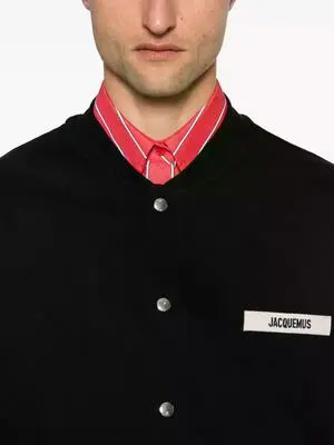 Jacquemus Gros Grain Cardigan - Black