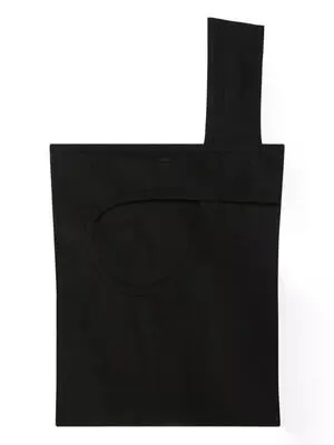 COURREGES Cut-out Ribbed Top