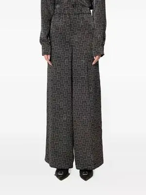 Kenzo Geometric-pattern Trousers