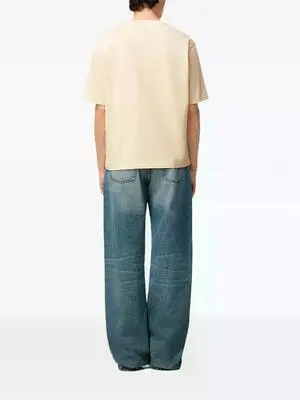 AMI Paris De Coeur T-shirt In Heavy Cotton - Neutrals