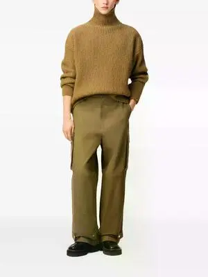 Ami Side-pockets Cargo Pants - Green