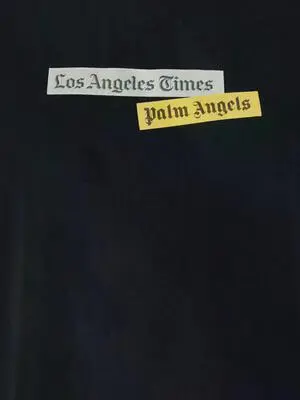 Palm Angels Crew-neck Logo-print T-shirt